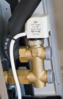 China Indoor Fan Coil Unit Valve 5-90℃ Water Temperature Range Three Way Four Connections for sale