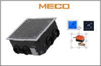 China Decorative Water Cassette Fan Coil Unit 1600CFM 2 Tube System Compact Design for sale