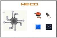 China 1750CFM 200CMH 2 Pipe Fan Coil Unit , Low Noise DC Motor Hvac Cassette Units for sale