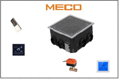 China Decorative DC Motor Ceiling Suspended Fan Coil Unit 500CFM 2 Tube System for sale