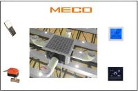 China Decorative DC Motor Ceiling Suspended Fan Coil Unit 500CFM 2 Tube System for sale