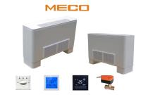 China Universal Type White Floor Mounted Fan Coil Units With Thermostat Optional for sale