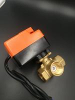 China Water Proof 2 Way / 3 Way Fcu Motorized Valve , Fan Coil Unit Components for sale