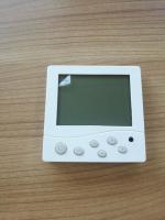 China Safety Fan Coil Unit Thermostat / 2 Pipe Fan Coil Thermostat With LCD Digital Button for sale