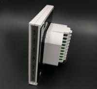 China Fireproof Shell Fan Coil Unit Thermostat , LCD Digital Fan Coil Thermostat for sale