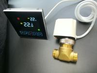 China 3/2 Way Valve Control Fan Coil Unit Thermostat With Colorful LCD Display for sale