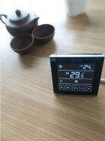 China LCD Digital Fcu Thermostat Fan Coil Unit Thermostat 3 Speed Mirror Screen for sale