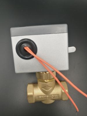 China Motorized Fan Coil Unit Valve Two Way Valve Switch Mode With Spring Reset for sale