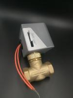 China Motorized Fan Coil Unit Valve Two Way Valve Switch Mode With Spring Reset for sale
