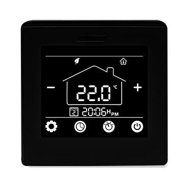 China Programmable Underfloor Heating Thermostat 16A With Black / White Color for sale