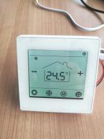 China Low Power Consumption Bacnet Thermostat Smart Wired Controller For Water Fan Coil Units for sale