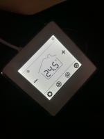 China Low Power Consumption Bacnet Thermostat Smart Wired Controller For Water Fan Coil Units for sale