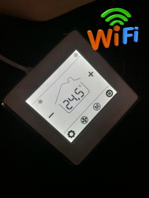 China Accurate Digital WIFI Thermostat With LCD Digital Display 2 Pipe FCU Controller for sale
