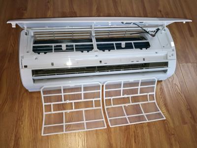 China Digital Display 200CFM Wall Mounted Fan Coil Unit With ABS Panel for sale