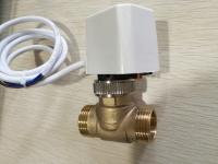 China Brass Fan Coil Unit Valve Electric Thermal Valve For Air Conditioner And Heating System for sale