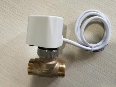 China Brass Fan Coil Unit Valve Electric Thermal Valve For Air Conditioner And Heating System for sale