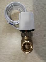 China Brass Fan Coil Unit Valve Electric Thermal Valve For Air Conditioner And Heating System for sale