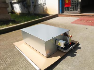 China Meco, Ceiling concealed duct, 2-pipe system, 300CFM, air return by side, with air plenum, air box, filter and AC motor for sale
