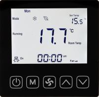 China LCD 65mm * 48mm RS485 IP30 Fan Coil Unit Thermostat for sale