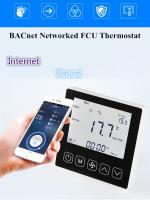 China LCD 65mm * 48mm RS485 IP30 Fan Coil Unit Thermostat for sale
