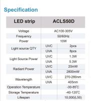 China UVC + UVA + TiO₂ Films Uv Sterilization Lamps for sale