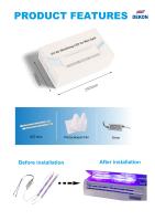 China Led Mini Split 3100mw 405nm Uv Air Sterilizer for sale