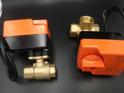 China DN20 3 Way Motorized Valve With 0-10V Modulating Output for sale