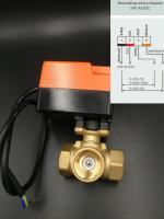 China 0-10V Modulating Control Valve With Motorized Body And 24V Supply for sale