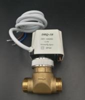 China Brass AC220V 2 Way 3 Wire 1.6Mpa Thread Ball Valve With Actuator for sale