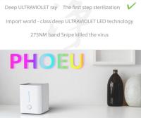 China LED Disinfection And Active Carbon UVC Tabletop Air Purifier for sale