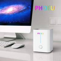 China LED Disinfection And Active Carbon UVC Tabletop Air Purifier for sale