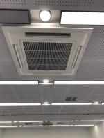 China 4 Pipe 1600cfm Chilled Water Ceiling Cassette Low Noise for sale