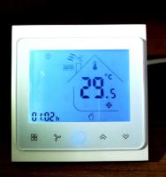 China 3a ABS 10k Touch Screen Room Thermostat For Fan Coils for sale