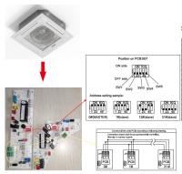 China 4 Way Chilled Water Ceiling Cassette Fan Coil Unit Modbus Communication for sale