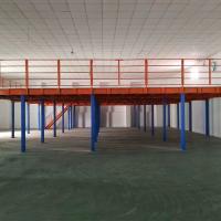 China Custom Steel Mezzanine Racking System with 500 Ton Monthly Capacity and Custom Dimensions for Industrial Warehouse Storage for sale