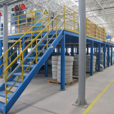 China Customizable Steel Mezzanine Floor Platform - Heavy Duty Industrial Storage Racking with Adjustable Dimensions for sale