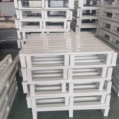 China Customized Heavy Duty Steel Pallet Four-Way Fork 1500kg Capacity for Industrial Storage for sale