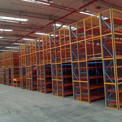 China Custom 2-3 Level Steel Mezzanine Storage Rack | Heavy-Duty Warehouse System with 500 Ton Monthly Capacity for sale