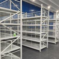 China Medium Duty Laminated Board Shelving Rack 100-600kg Load Capacity 1500x600x2000mm 4 Floors for sale
