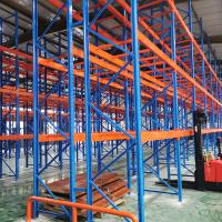 China Steel Q235 Heavy Duty Assembled Warehouse Pallet Rack 2500kg Capacity Metal Storage Rack for sale