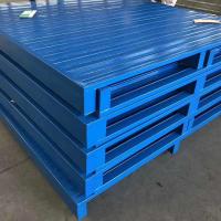 China 1000-2000 Kg Heavy Duty Steel Pallet - Double Faced Industrial Storage with Custom Sizes for sale