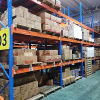 China Heavy Duty Industrial Warehouse Racking Carton Packing Powder Coating for sale