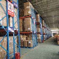 China Heavy Duty Rust Proof Orange Steel Pallet Racking Warehouse Shelving Racks for sale