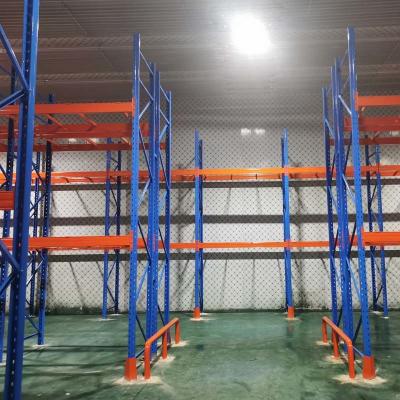 China Heavy Duty Pallet Rack 500-2500kg Capacity with Powder Coating for Industrial Cold Storage for sale