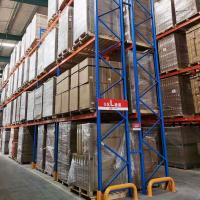 China Heavy Duty Powder Coated Steel Warehouse Pallet Rack - 500kg to 2500kg Capacity Per Shelf with Customizable Height for sale