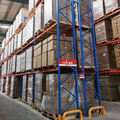 China Heavy Duty Powder Coated Steel Warehouse Pallet Rack - 500kg to 2500kg Capacity Per Shelf with Customizable Height for sale