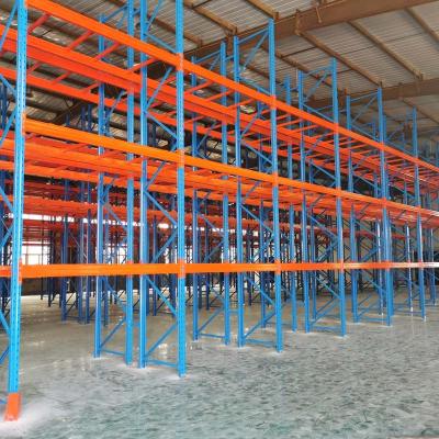China Heavy Duty Steel Warehouse Pallet Rack with 2500kg Shelf Capacity and Customizable Dimensions for sale