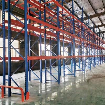 China Customized Heavy Duty Pallet Rack Shelving - 500kg to 2500kg Capacity per Shelf, Steel Construction for sale