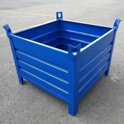 China Customizable Steel Pallet Box Heavy Duty Nestable Storage - 350 Ton Monthly Capacity, 10-15 Day Delivery for sale