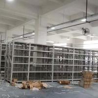 China Adjustable Warehouse Custom Warehouse Racking With Black / Orange Shelves for sale